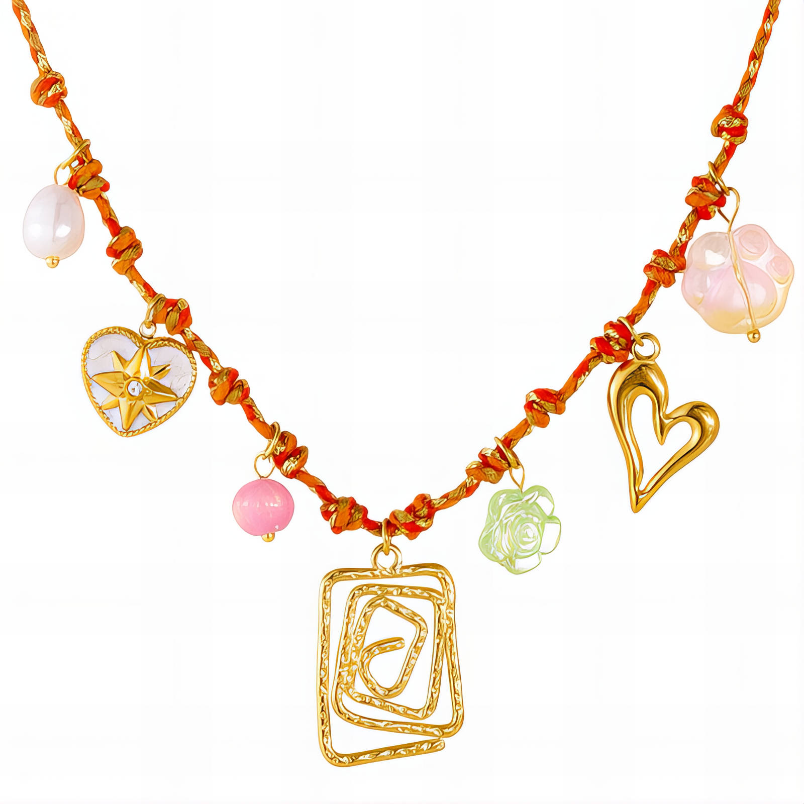 Necklace, 18K Gold Plated Steel SKU #91068-0 wholesale supplier -Glozzo